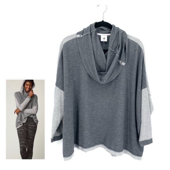 CAbi | Tops | Cabi 3996 Atc Oversized Cowl Neck Sweatshirt Sweater ...